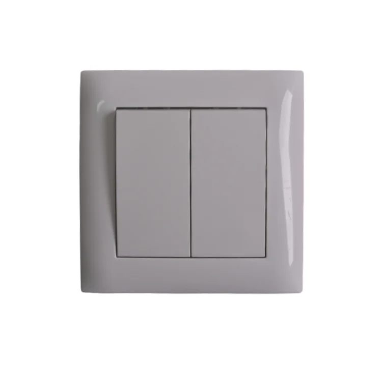 2 Key Illuminated Switch Two Gang Two Way Switch Wall Switch With Light ...