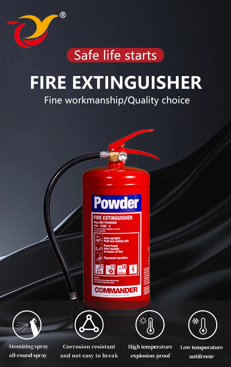 Feuerschutzrohr - CO2 Type 6kg Portable ABC Dry Powder Extinguisher