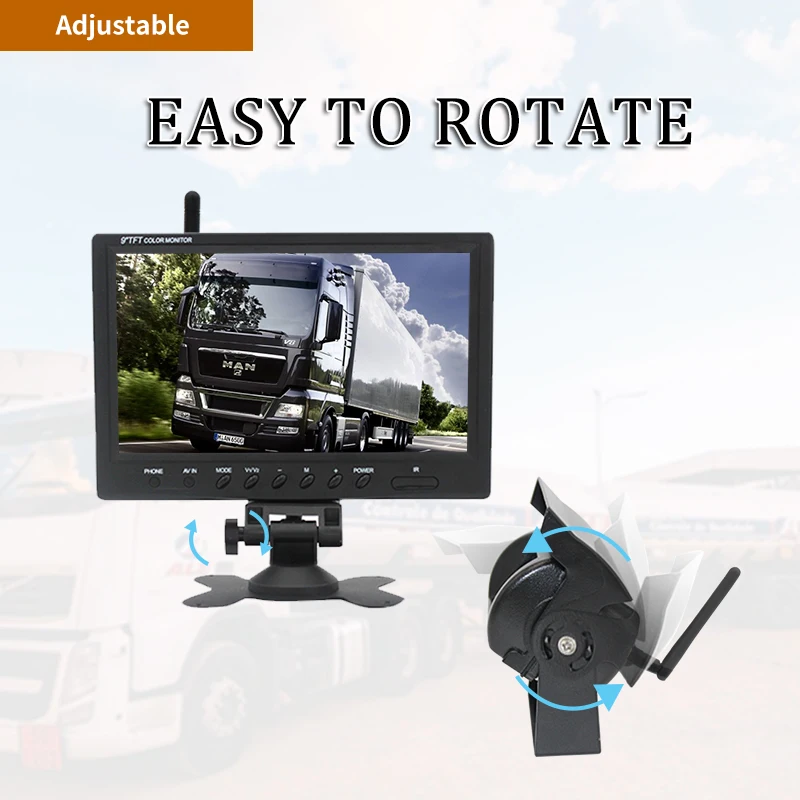 Wireless Reversing Camera Kit For Trucks And Buses With 2.4ghz Digital ...