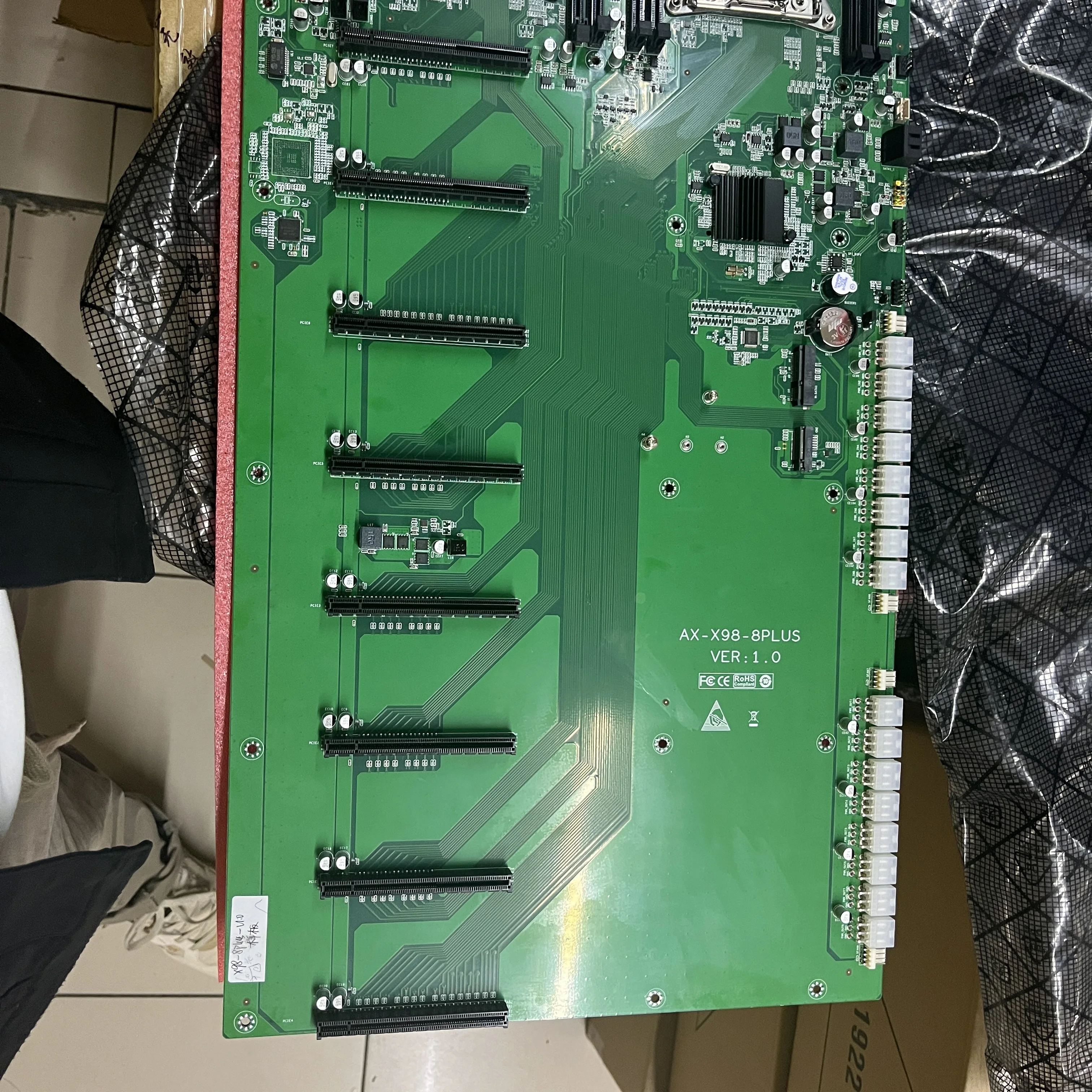 Ax X99 Motherboard Dual Cpu Lga 2011-3 6 Pcie Ddr4 Ecc Reg Ram E5 V3 V4 Cpu 70mm Spacing Server ...