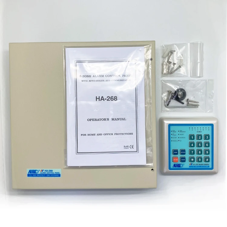 8 Zones Home Security Alarm Control Panel - Smart & Secure