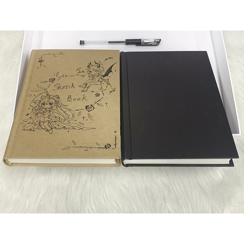 Custom Hardcover A5/A4 Sketchbook with Acid-Free Paper & Leather Cover ...