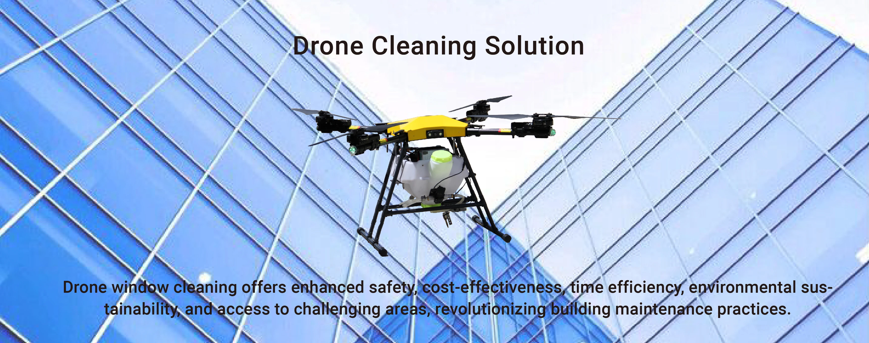 Spider-i Cleaning Drone - Efficient Industrial Solutions