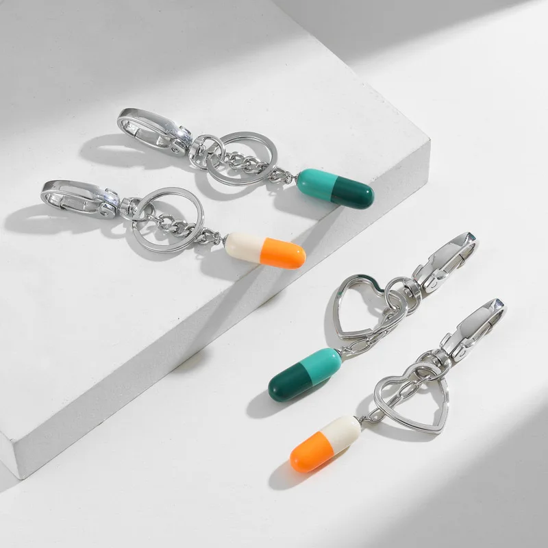 Bsbh Creative Souvenir Gift Plastic Resin Small Pill Box Keychain - Buy ...