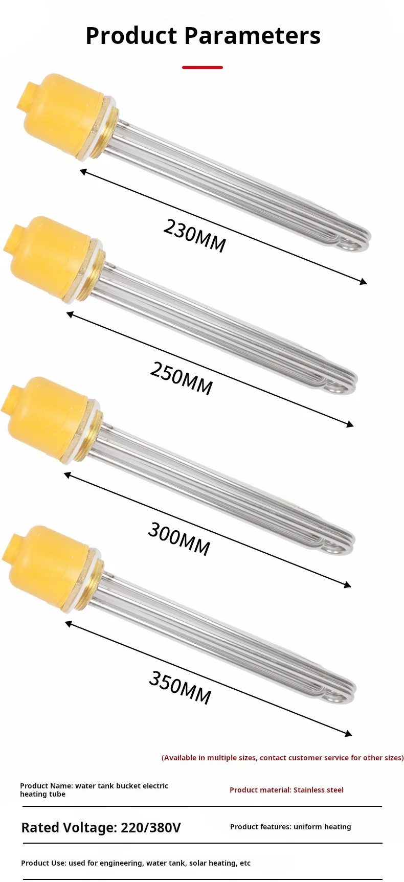 Stainless Steel Water tank Flange Heating Pipe Industrial Boiler ...