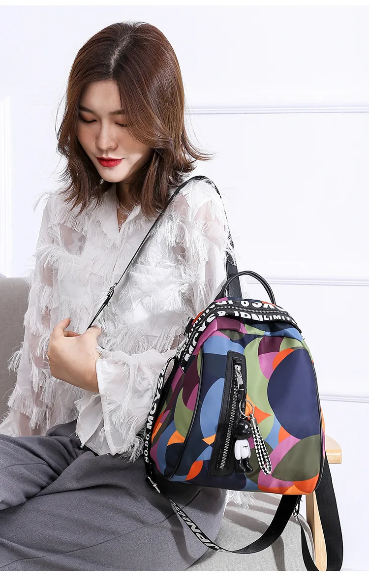 Fashion Colorful Mini Female Anti Thief Backpack Bag Women Cute Small ...