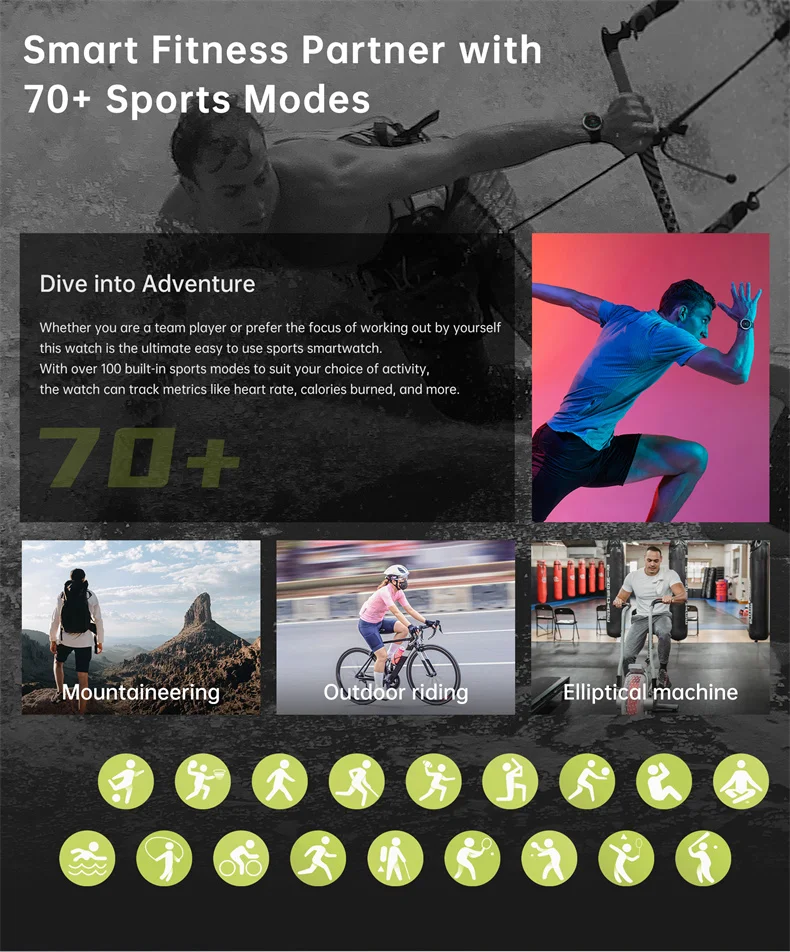 Moremore FT53 Smartwatch - Advanced Features & AMOLED Screen