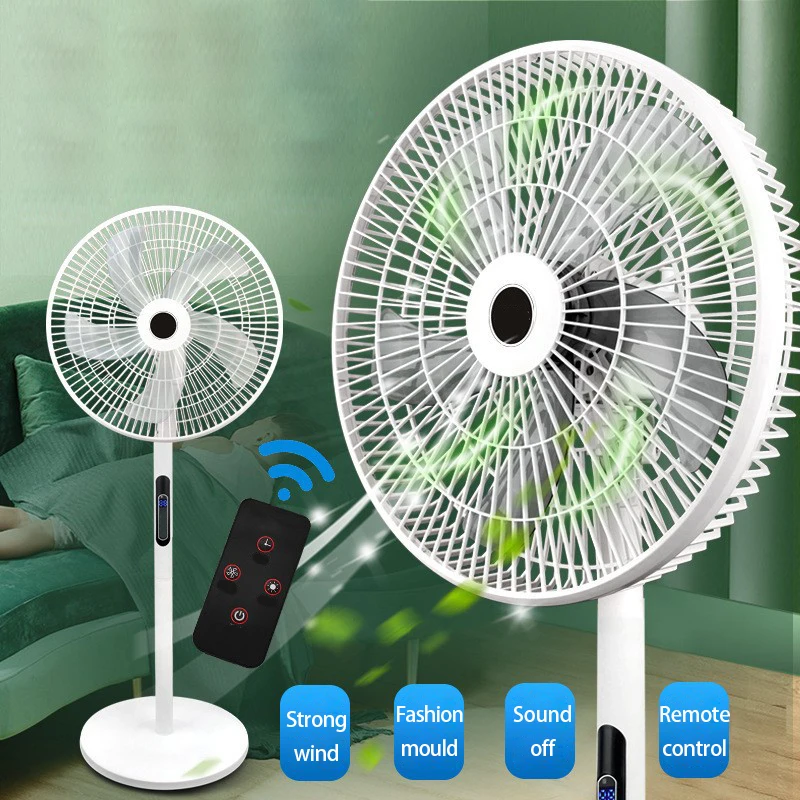 Electric Fan Household 16 Inch Floor Fan Three-dimensional Large Wind ...