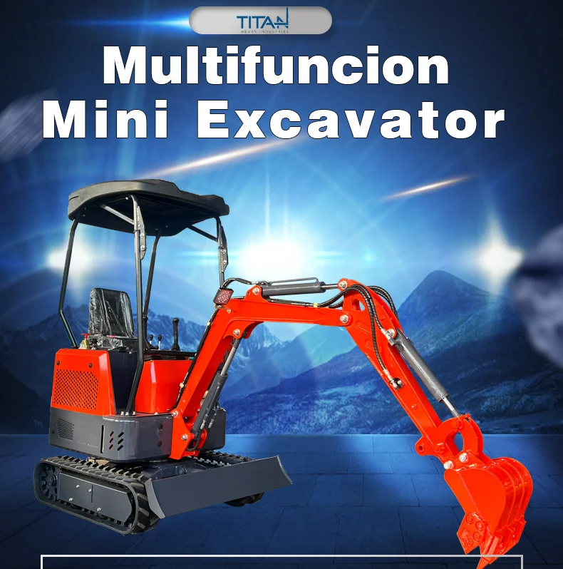 Titan Cheap Escavatore Escavadeira Tl08 Mini Small Hydraulic Crawler ...