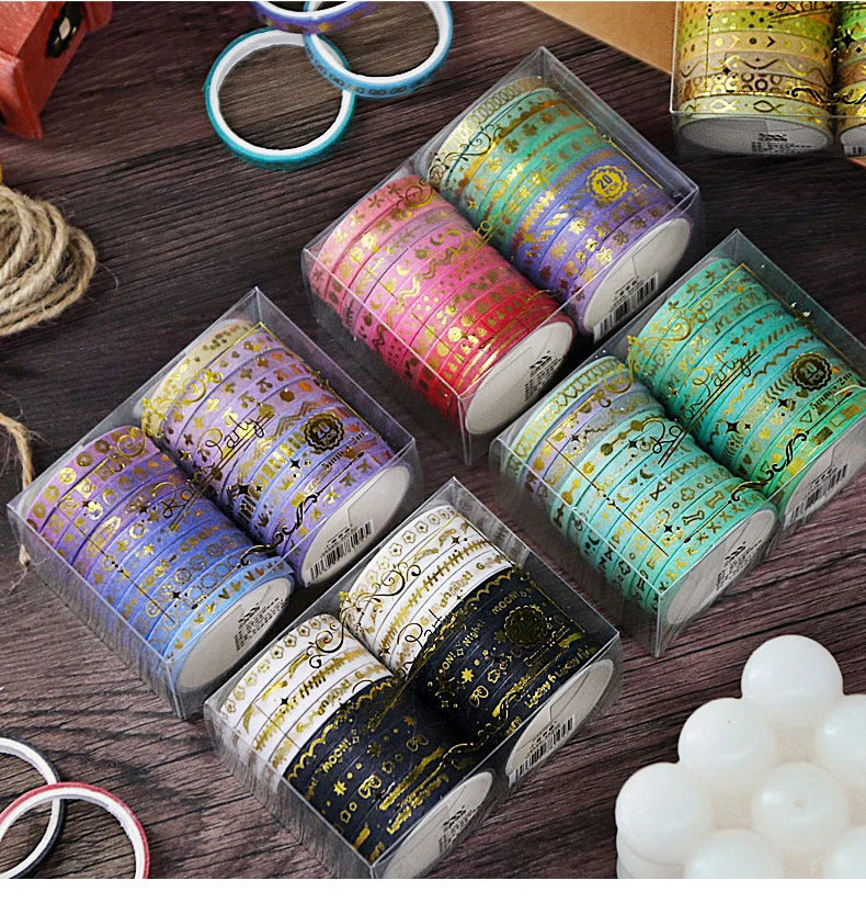 Vintage Gilding And Paper Tape Student Stationery Tape Promotional Tape ...