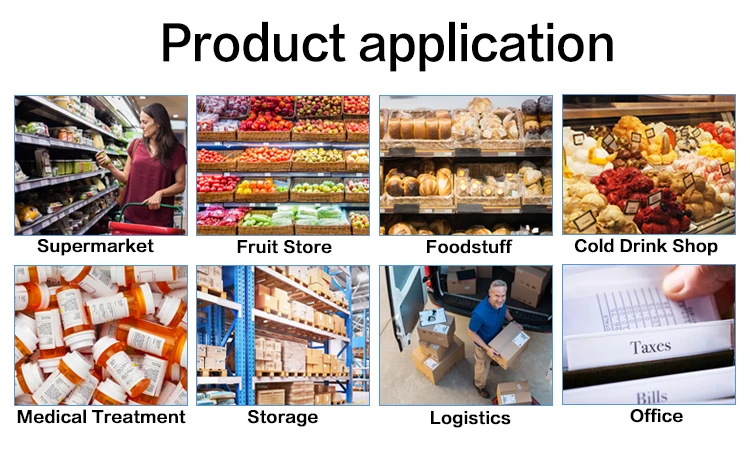 60x40 40x30mm Self Adhesive Thermal Sticker Paper Barcode Label Roll