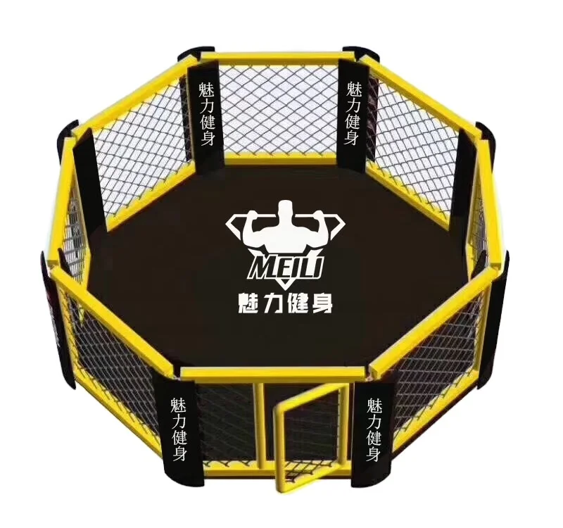 Customized Logo Boxing Ring Fighting Octagon Mma Cage For Training ...