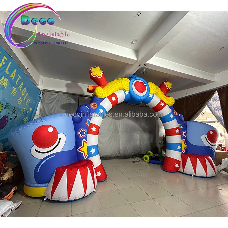 Circus Party Inflatable Cartoon Entrance Inflatable Clown Arch - Buy ...