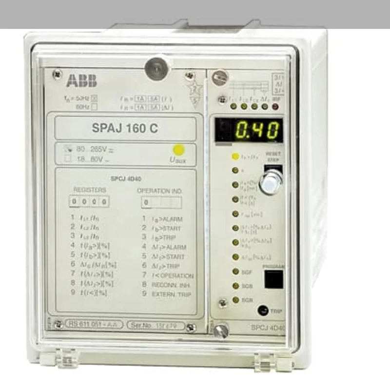 SPAJ 160C Numerical Capacitor Relay - General Purpose Protection