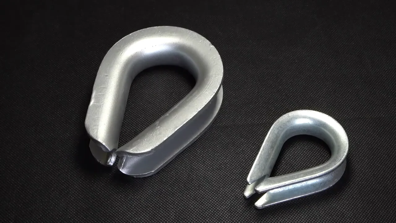 Rigging Bs464 Standard Wire Rope Cable Galvanized Carbon Steel Thimble ...