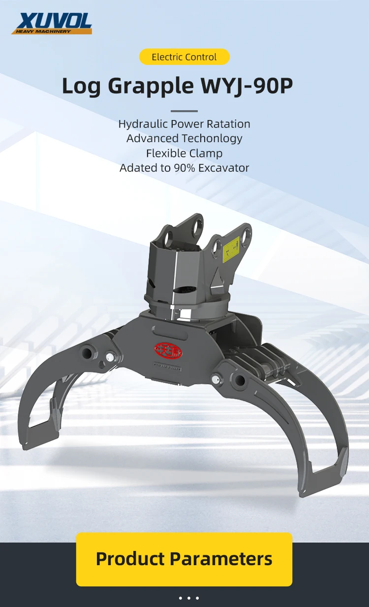 Forestry Machinery,Xuvol Hydraulic Controlled Log Grab Wyj-90p,Can ...