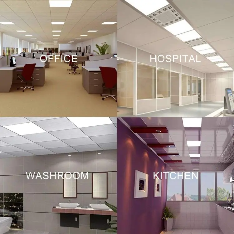 Oem Odm Surface Recessed Aluminium Frame 595*595 600600 600x1200 2x2 ...