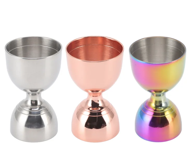 Whiskey Gin Stainless Steel Drink Alcohol Measure Jigger 1oz 1.5oz 2oz ...