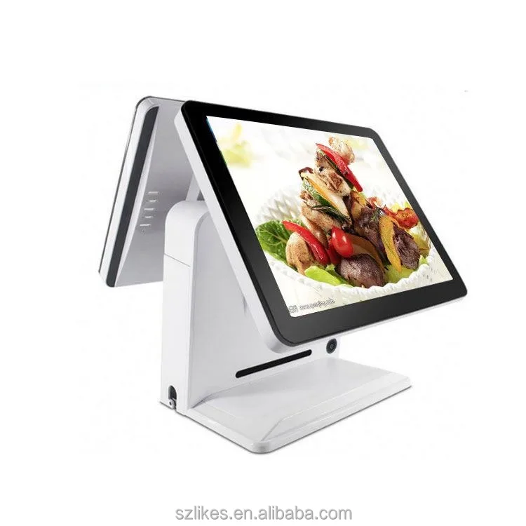 Lks-pos818 Single Or Dual Displays 15 Inch All In 1 Touch Screen Pos ...
