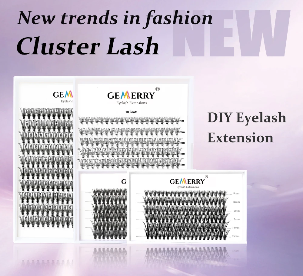 Gemerry DIY Segment Lash Kit - Natural Lash Extensions