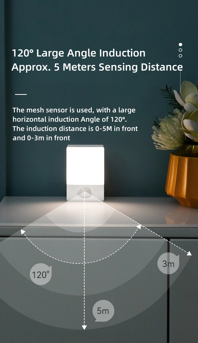 Wholesale Rechargeable Battery Mini Sensor Light With Automatic Dusk To ...