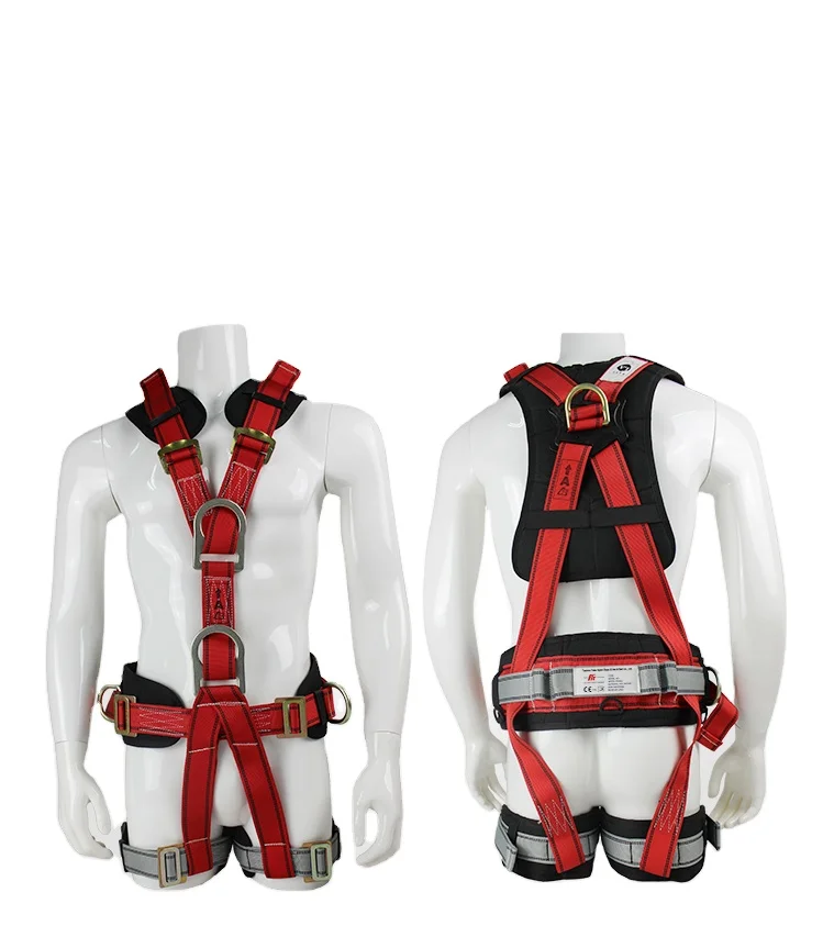 Climbing fall arrest retractable full body safety harness| Alibaba.com