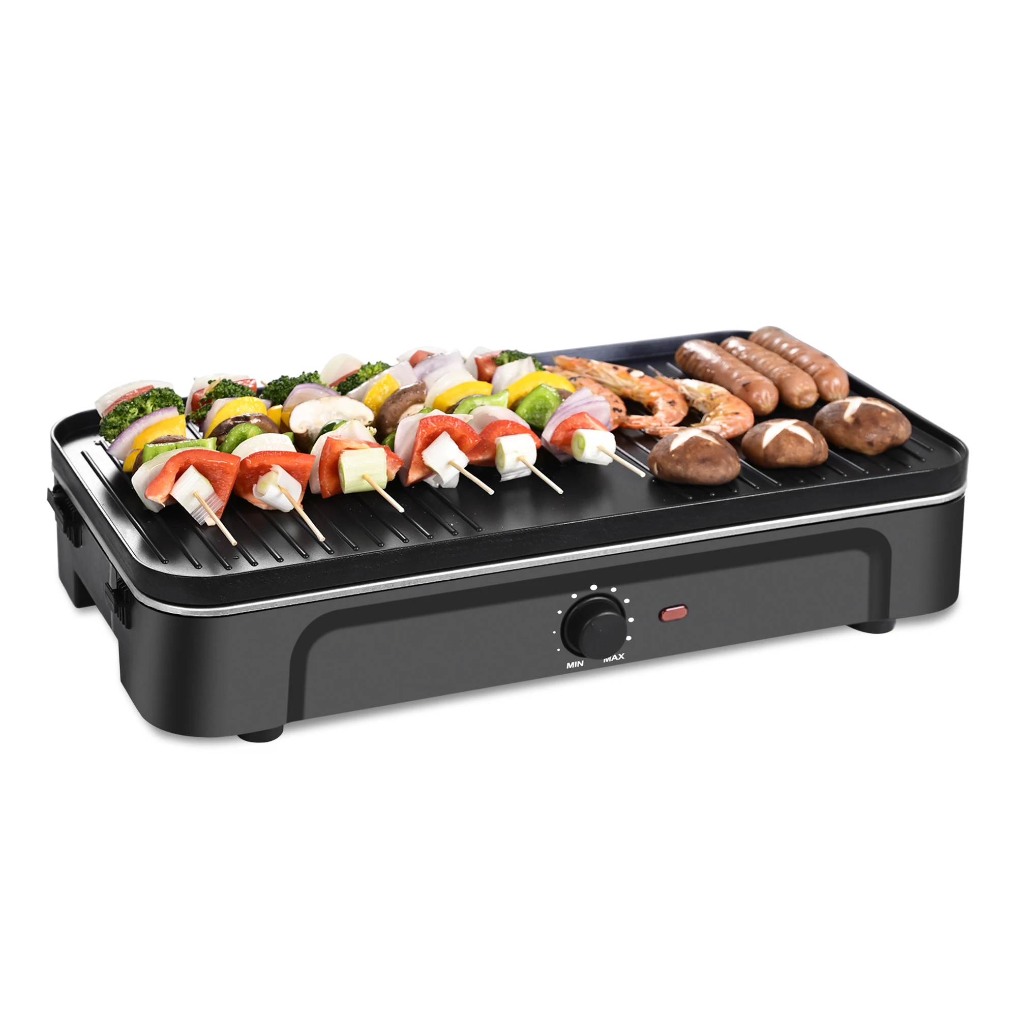 2023 NEW Stand Electric Bbq Grill Griddle with Die Cast Plate and Side ...