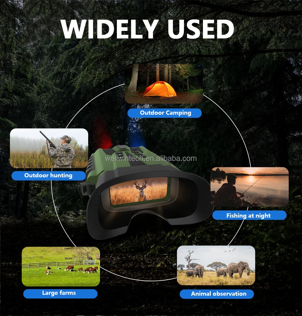 5200mah Full Color Night Vision Goggles for Hunting