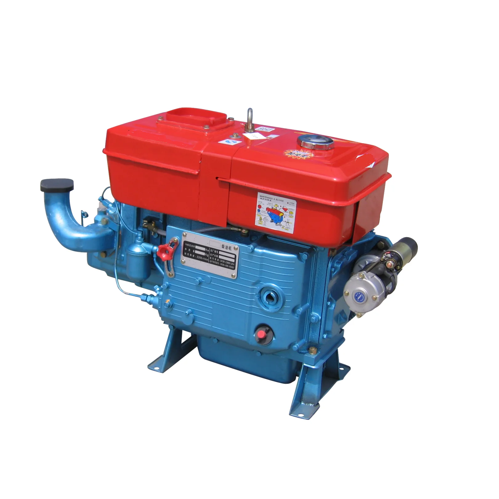 28hp Water Cooled Diesel Engine For Small Tractor - Buy Engine For ...