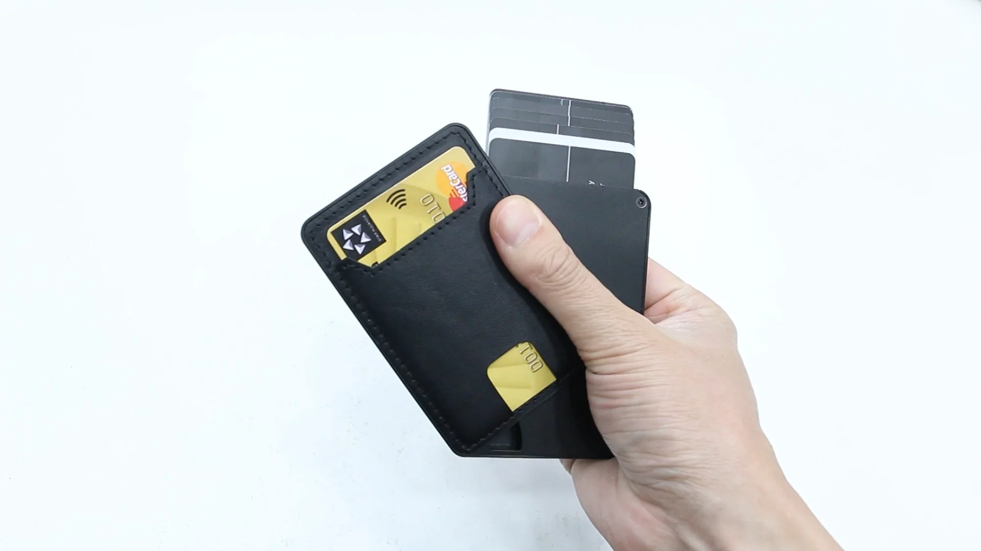 Automatic Patent Owner Mens Slim Genuine Leather Wallets Men Rfid ...