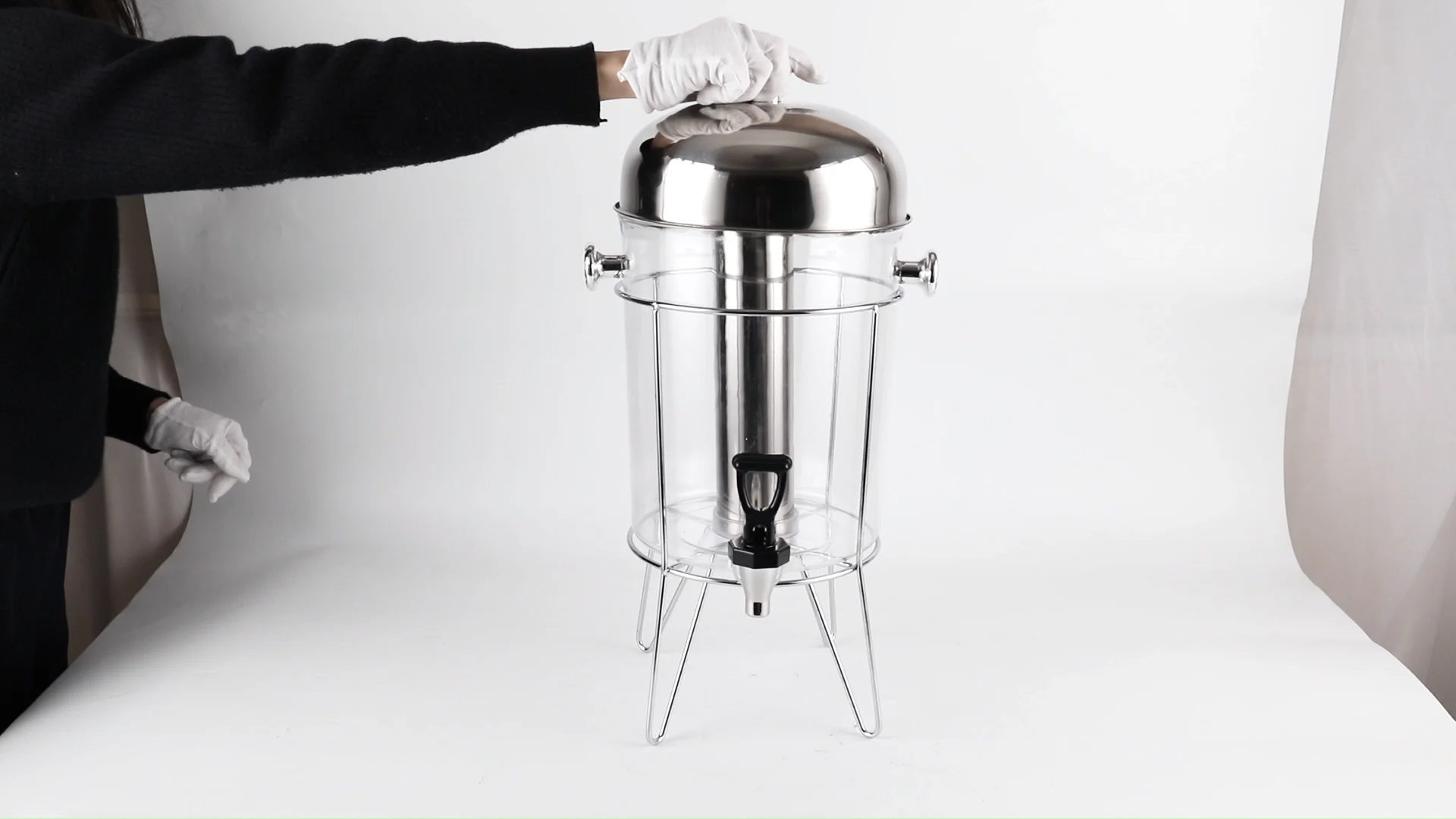 Banquet Buffet Manual 8 Litre Cold Juice Drink Dispenser Plastic ...