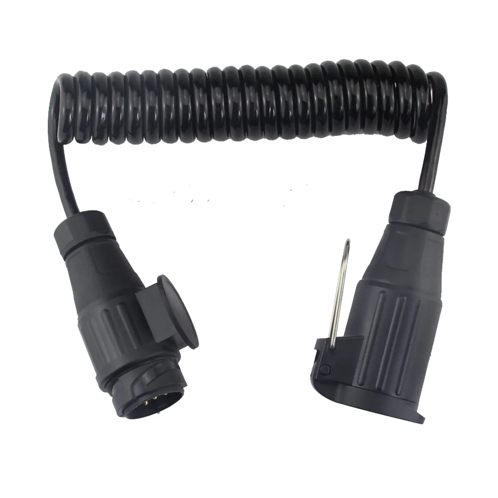 13针插头和13针插座拖车插头，带弹簧电缆延伸接线房车连接器汽车附件| Alibaba.com