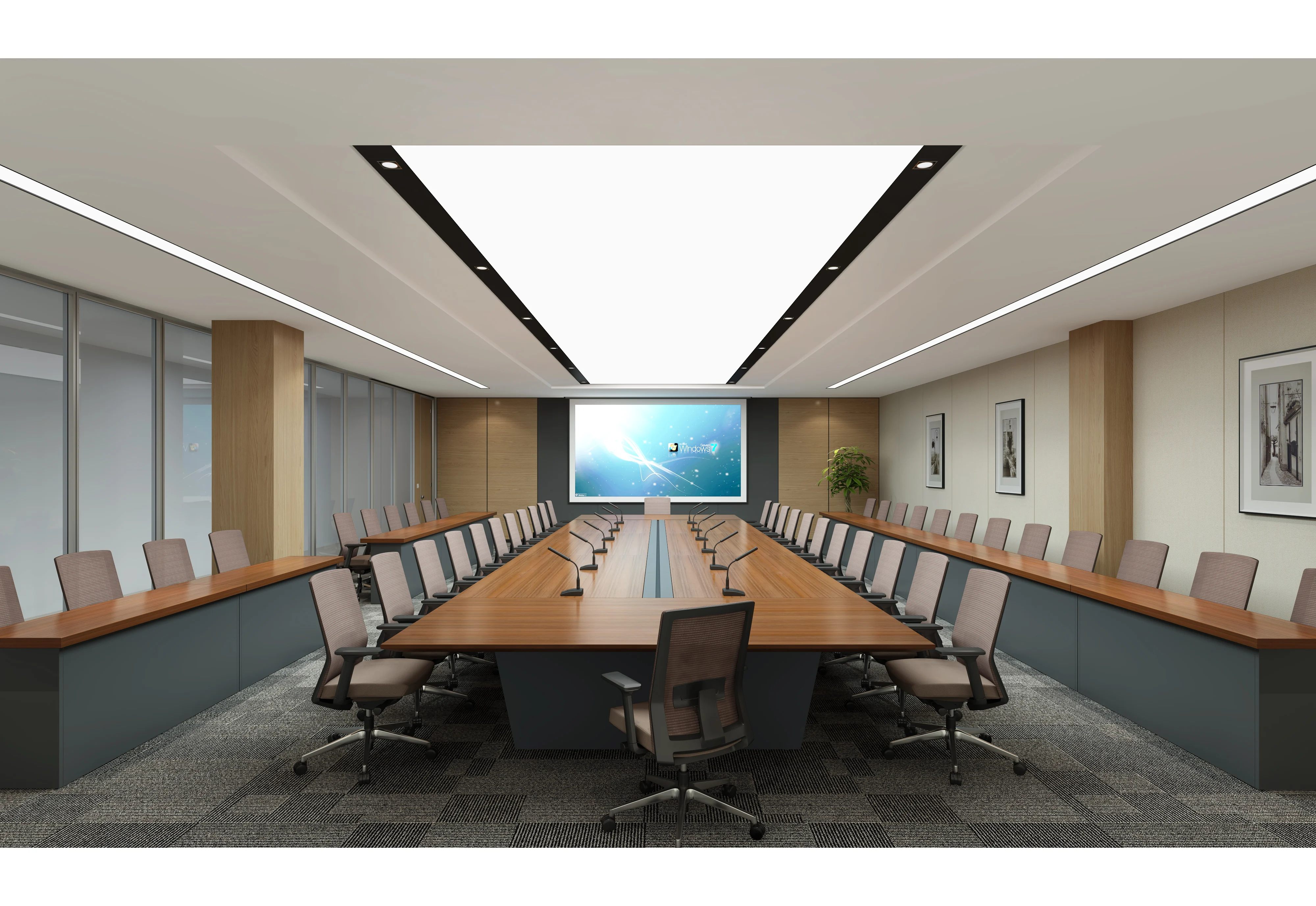 SLD Series Modern Luxury Meeting Table Set Design High End