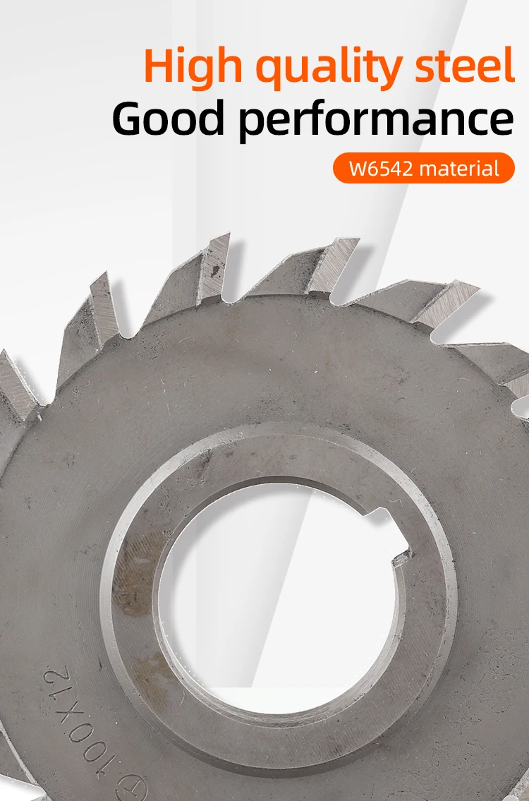 HSS Three-Sided Edge Milling Cutter - Precision & Durability