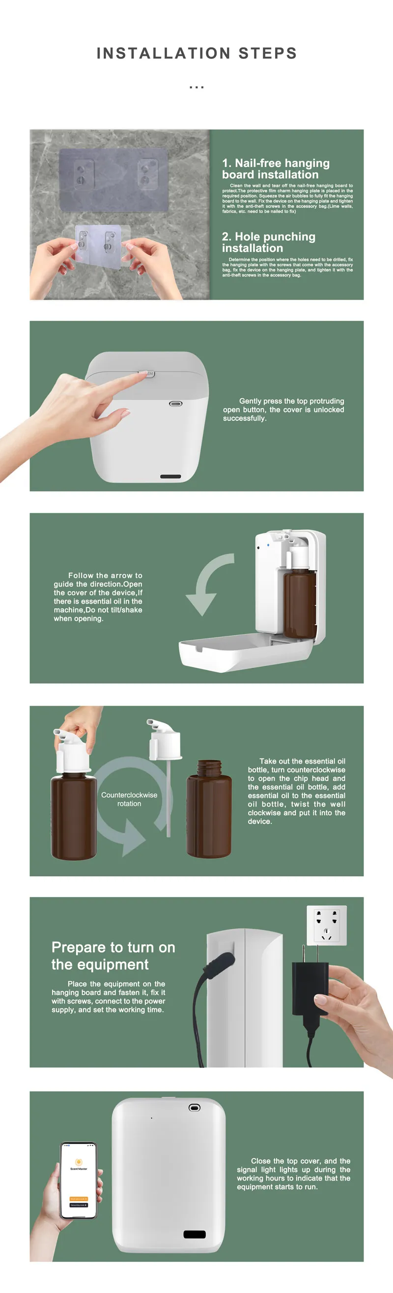 Diffuser Machine - Aroma Fragrance System for Home & Office