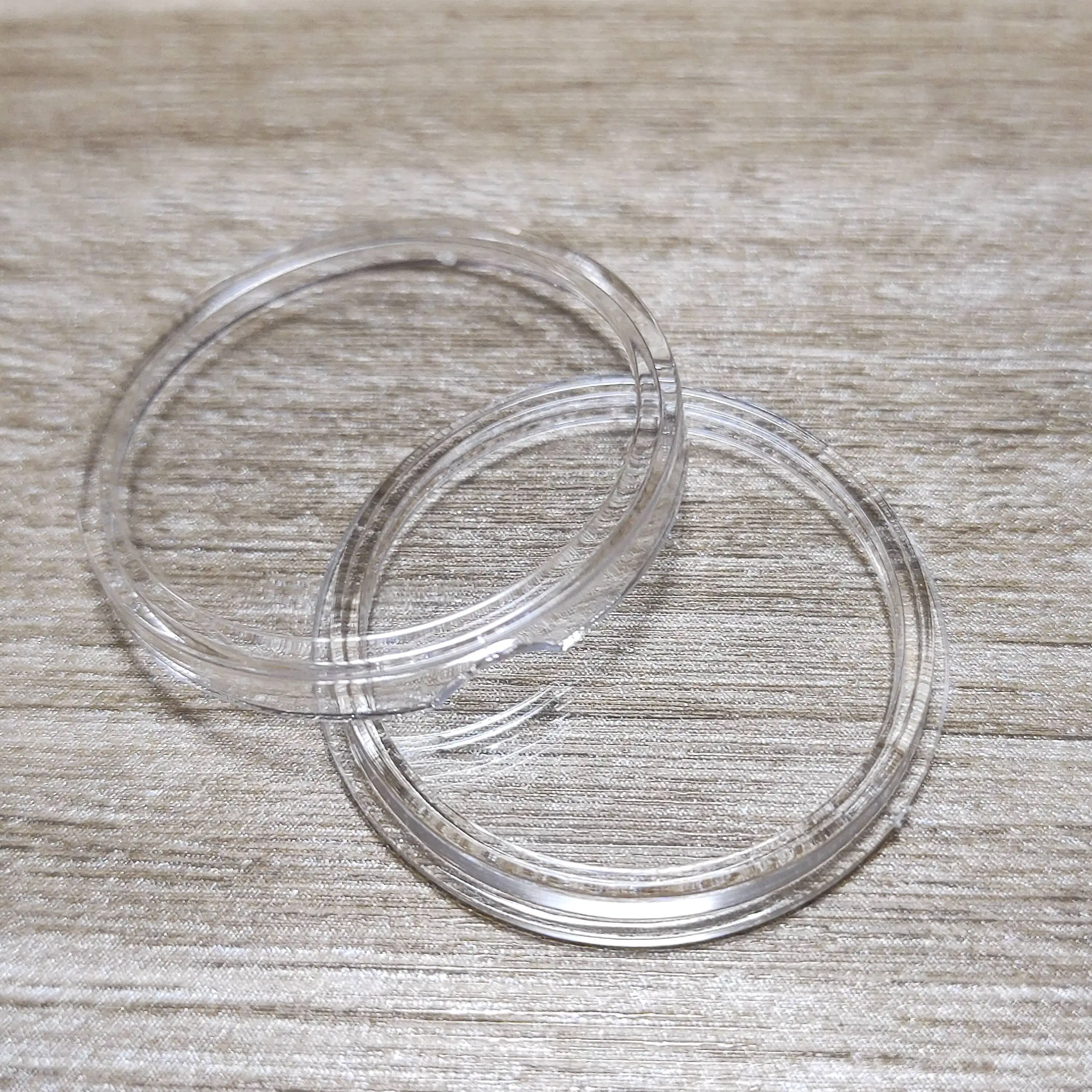Clear Round 2 EURO Coin Holder Capsules - Eco-Friendly Plastic Coin ...
