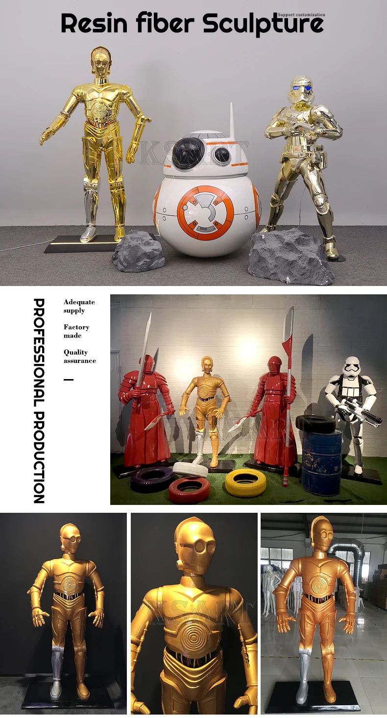 Life Size Star-Wars Stormtrooper Statue - Artistic Resin Figurine