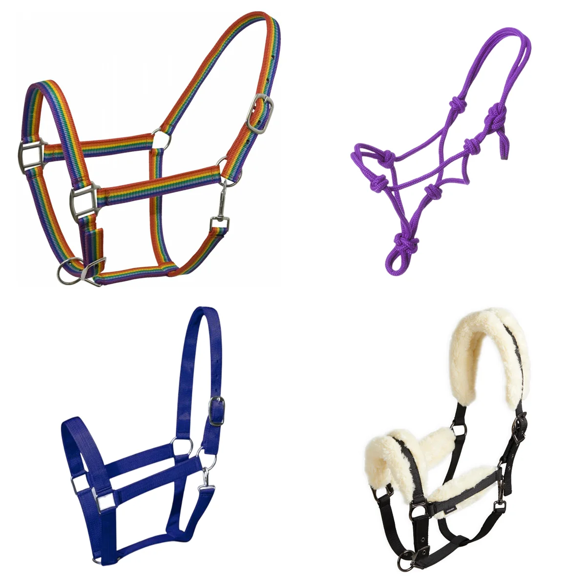 Fleece Padded Soft Horse Halter - Equestrian Endurance Gear