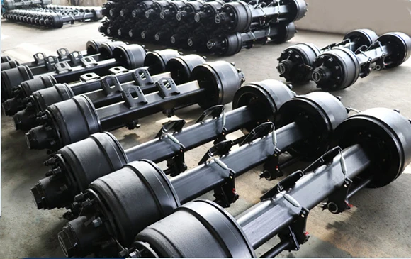 Heavy Duty 20 Ton Trailer Axle German and American Type New Steel ...