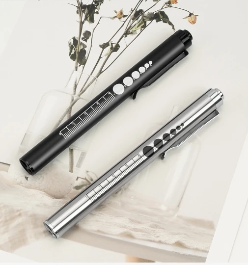 Al Led Stainless Steel Rechargeable Flashlight With Yellow And White ...