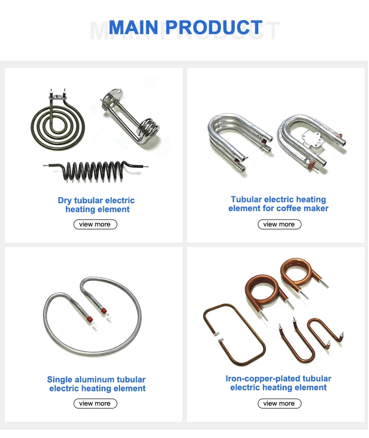 Aluminum Tubular Electric Heating Element for Coffee Makers