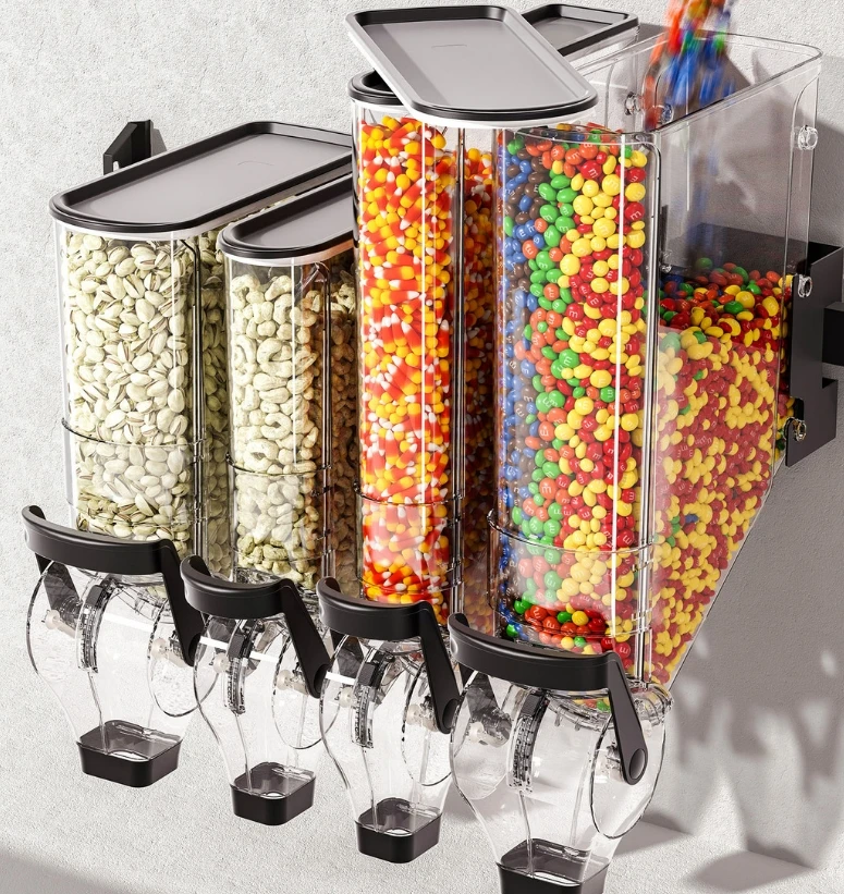 Ecobox 13L Food Grade Wall Mounted Cereal Dispenser Machine | Wholesale