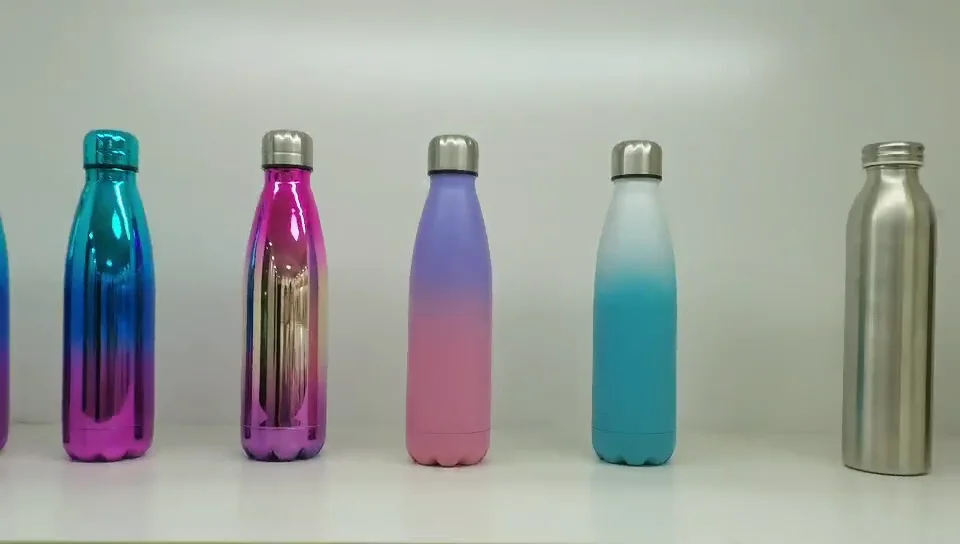 500 Ml Cola Shape Thermos Water Bottle Double Wall Insulated Copper ...