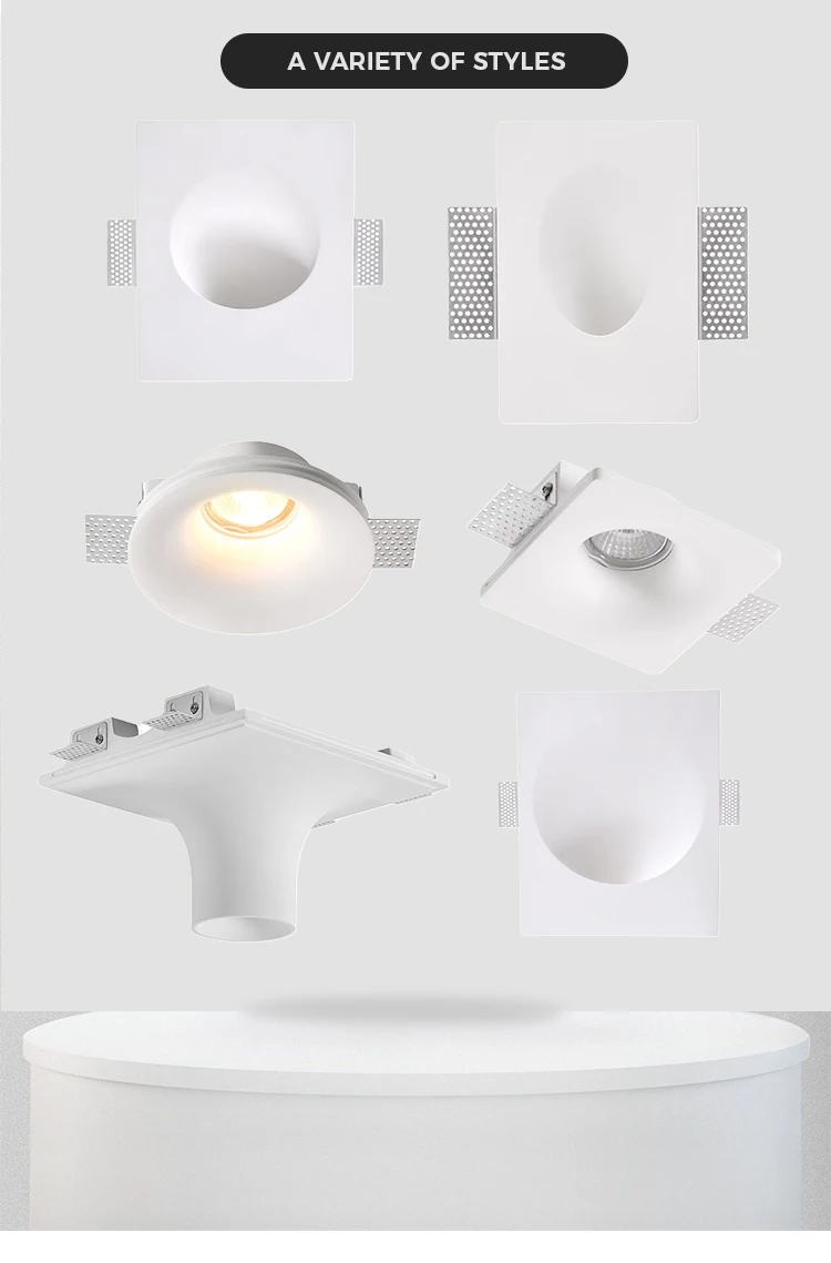 Simple Wall Light Infinity Wall Lamp Plaster Spotlight GU10 Spotlight ...