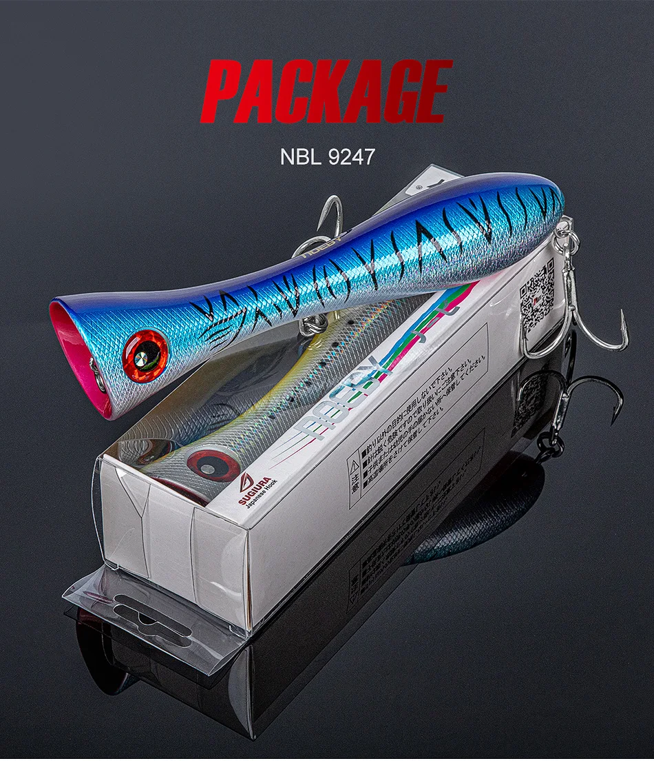 20cm New Fishing Lures - GT Poppers for Seawater Fishing