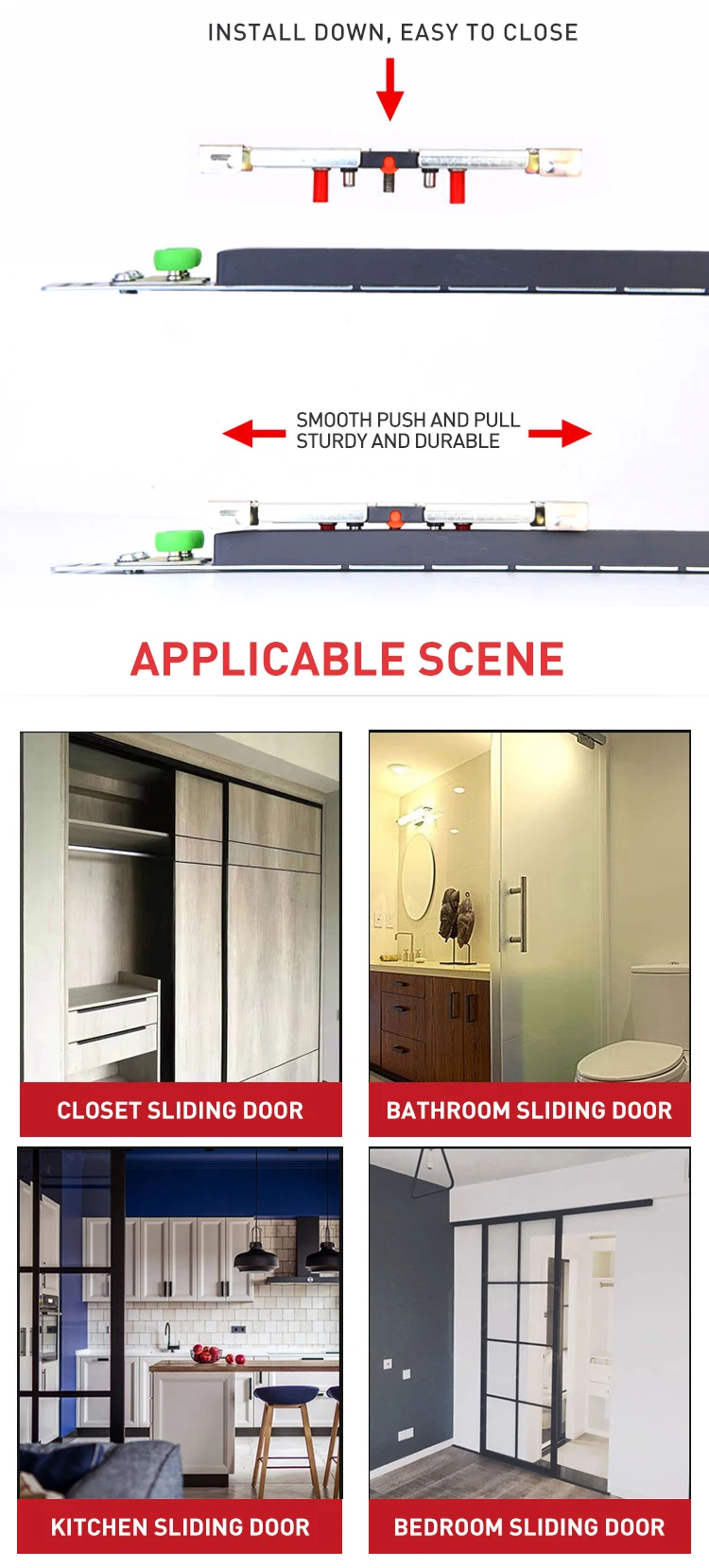 CONSUN SR635-W Two-Way Sliding Door Buffer - Durable & Efficient