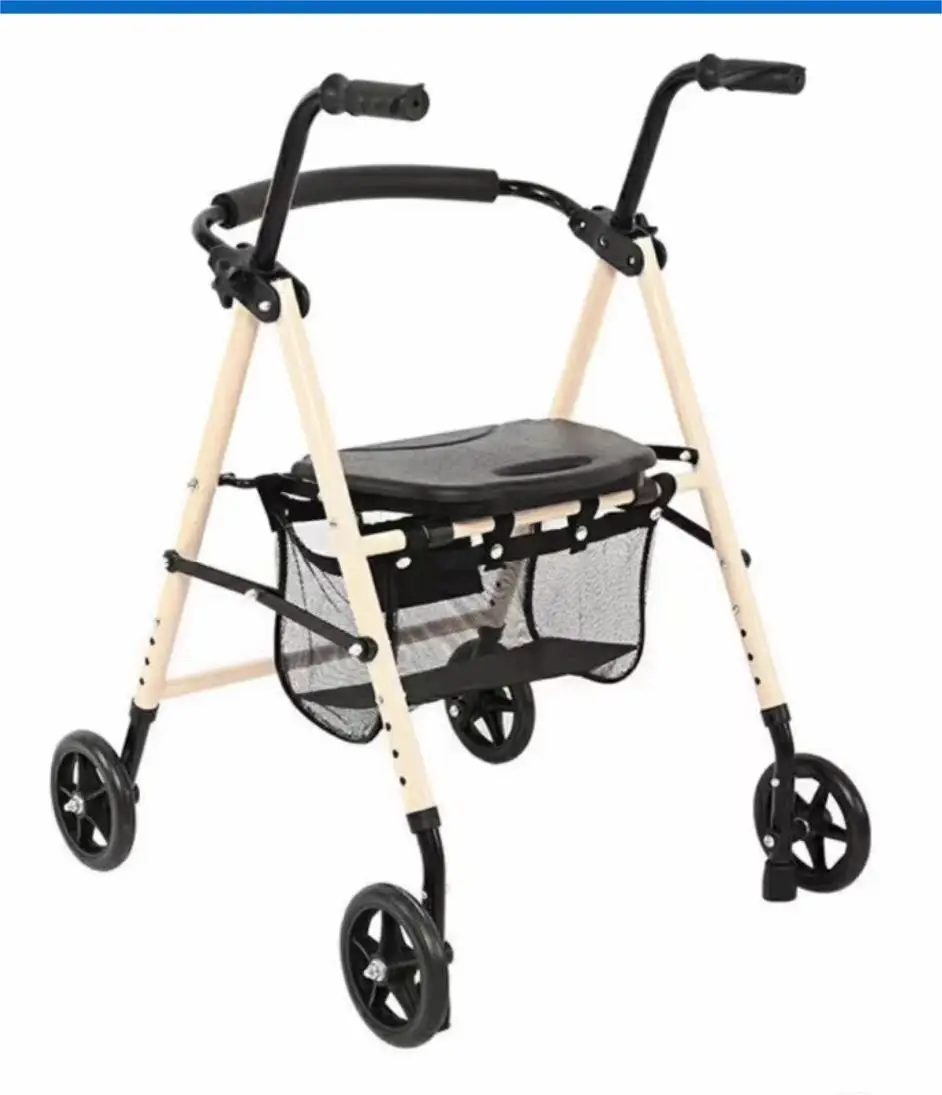 Folding September Walkers Rollator for Elderly & Disabled Convenient ...