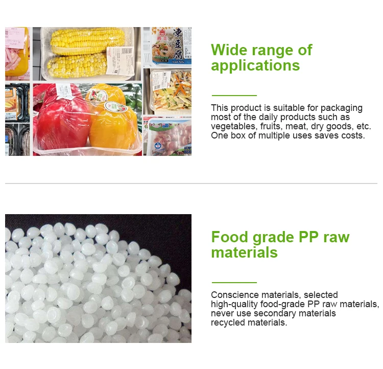 Biodegradable Clear Packaging For Food Containers Disposable Plastic ...