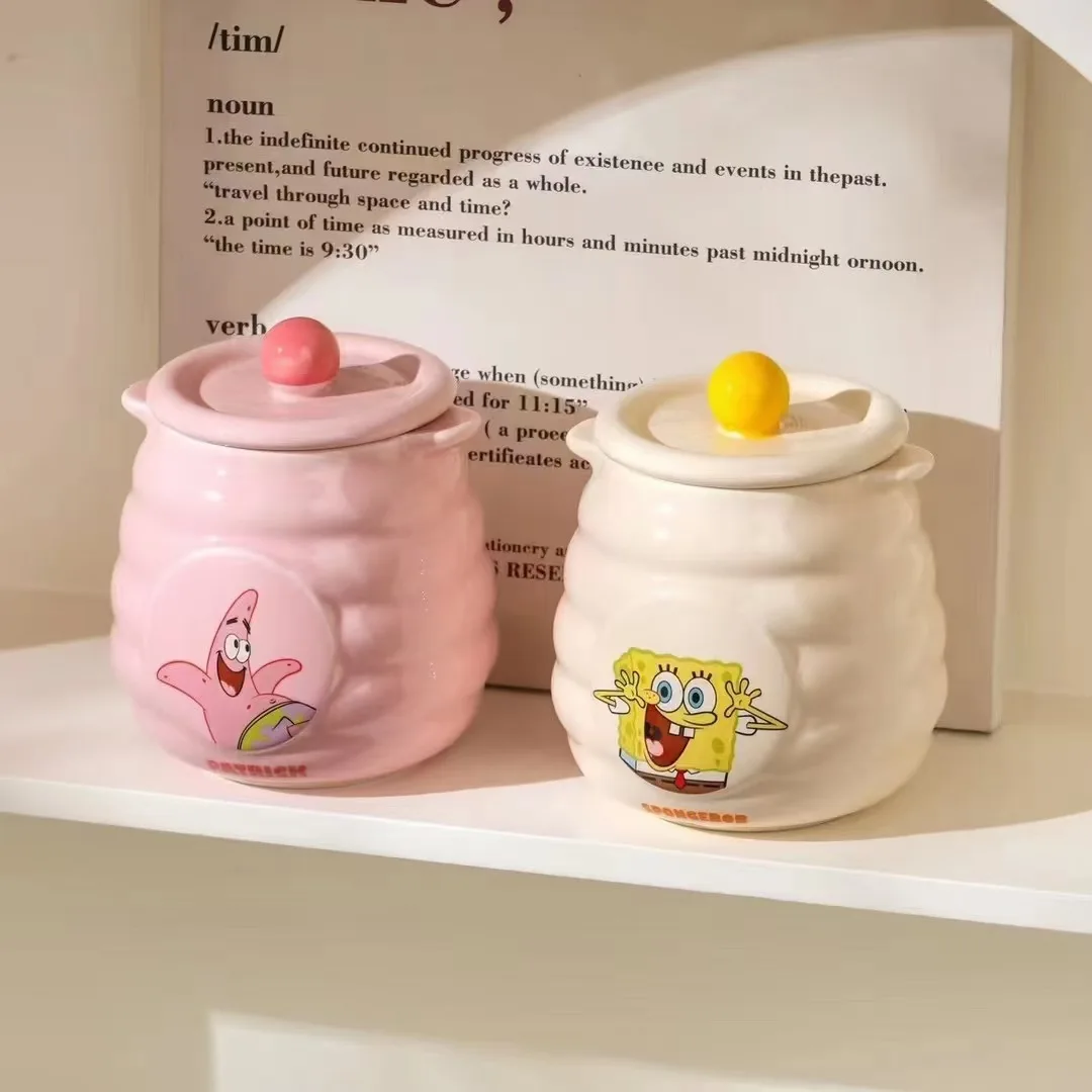 Spongebob SquarePants kitchen storage tank, cartoon salt and monosodium ...
