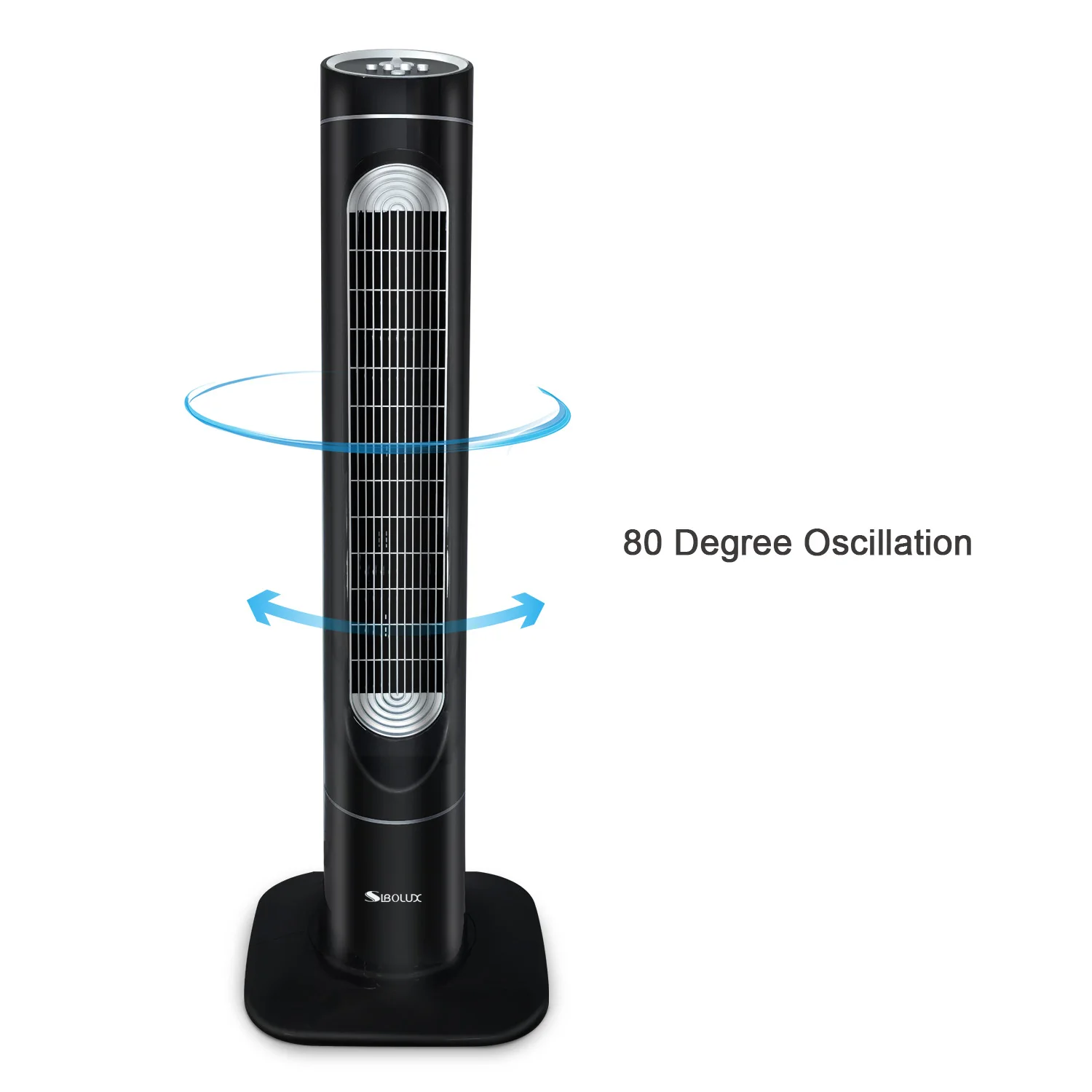 50inch Big Size Quiet Standing Up Fans Electric Bladeless Shaking Head ...